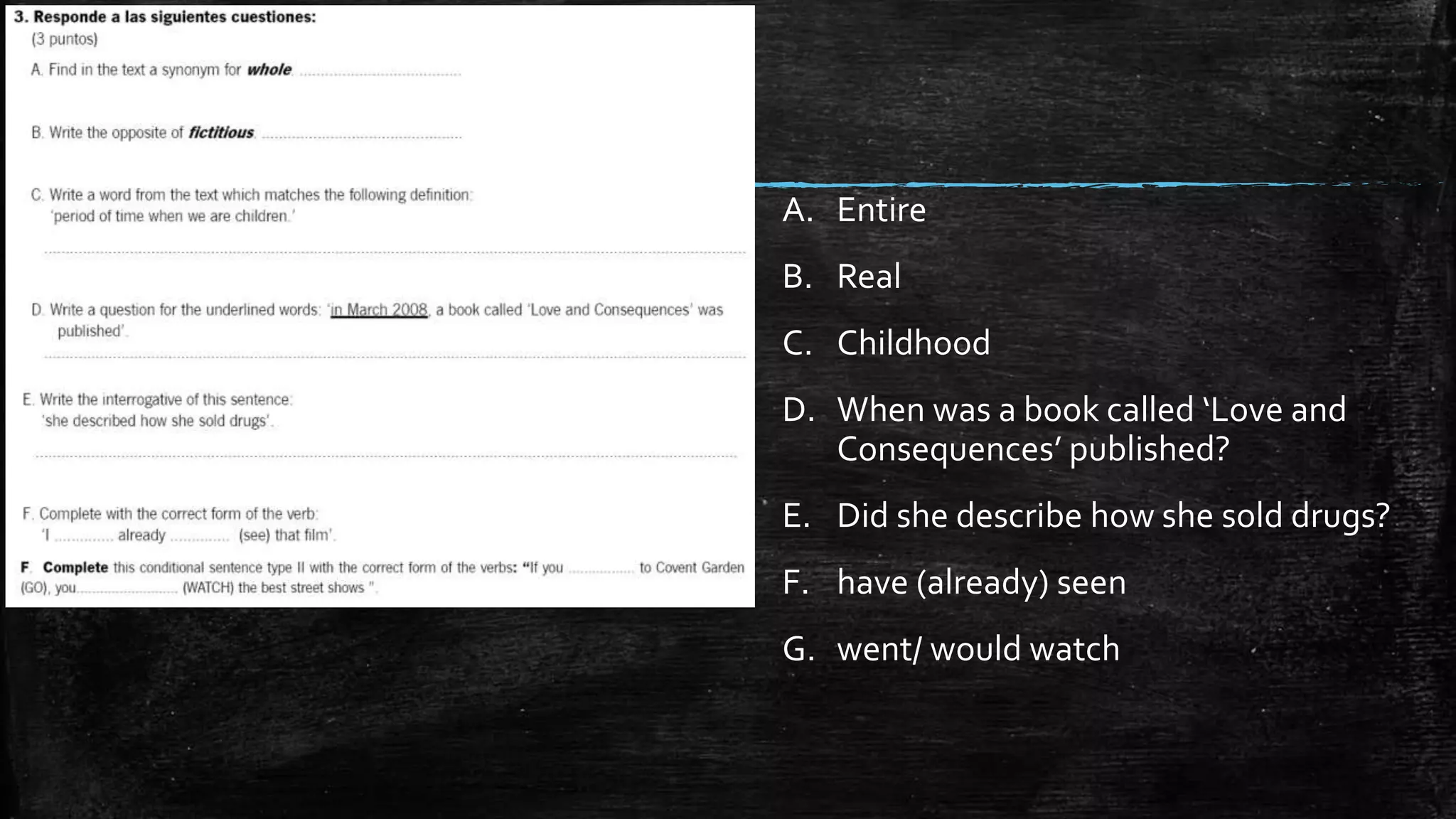Review answer key | PPT