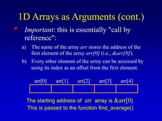 ReviewArrays.ppt | Programming Languages | Computing