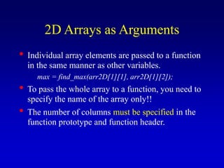 ReviewArrays.ppt | Programming Languages | Computing