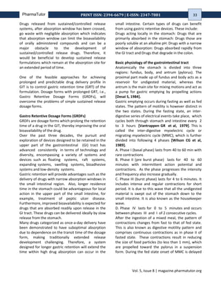 Sustained release effervescent floating bilayer tablets - A review of ...