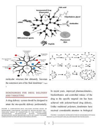 Dendrimers for Target Drug Delivery In Treatment of Cancer | PDF