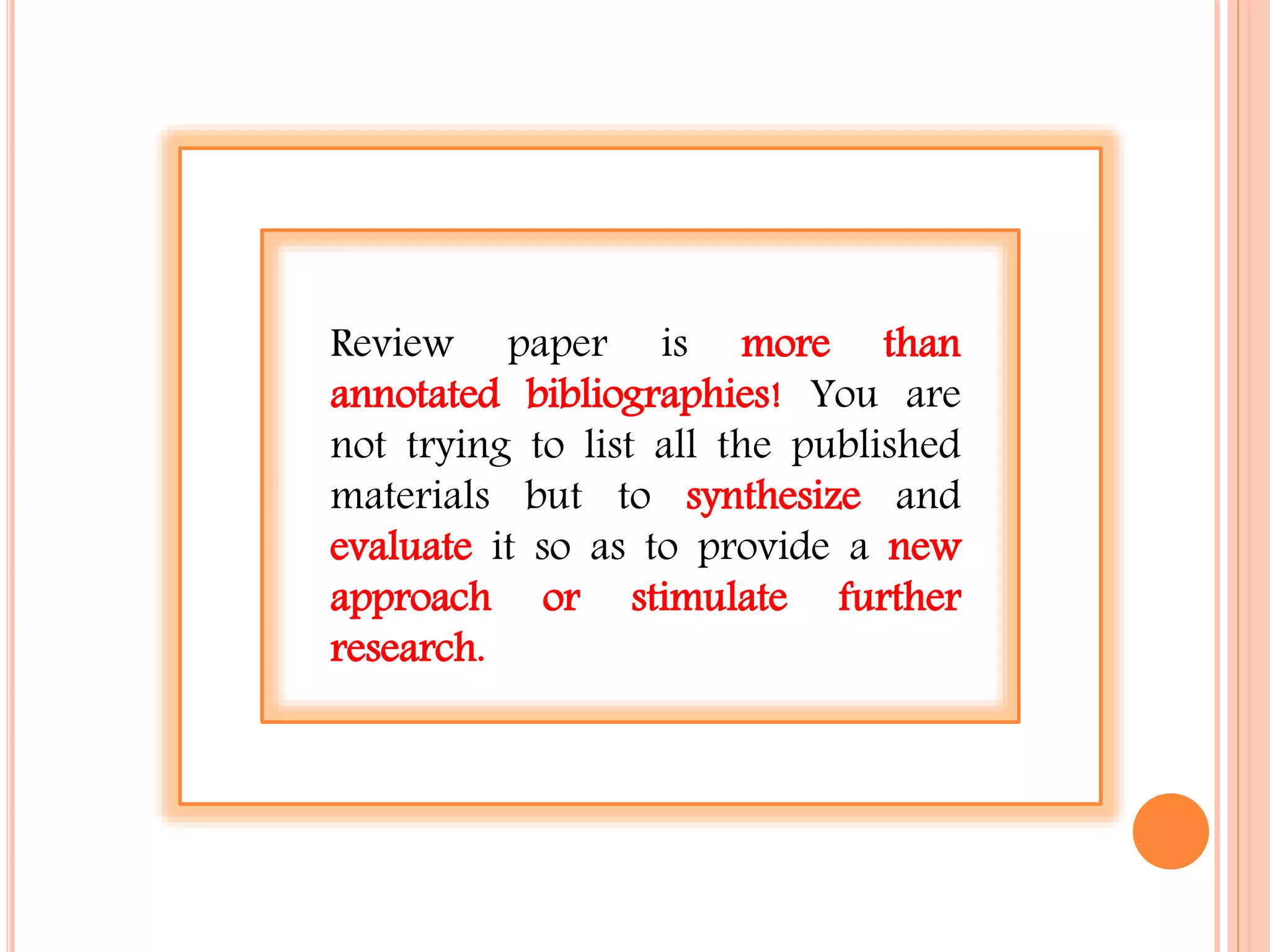 Review article | PPTX