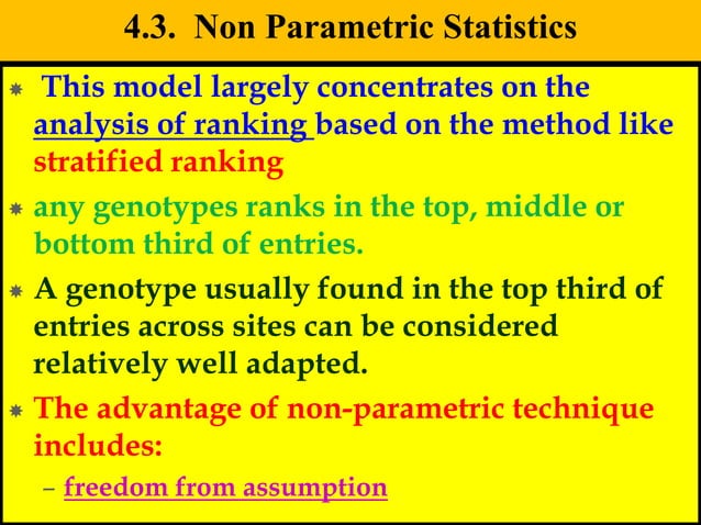 Review biometrical model gxe i | PPT