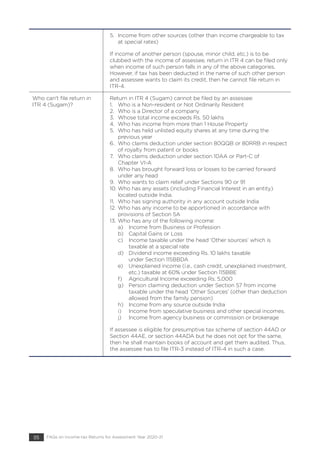 Taxmann's FAQ's on ITR Forms | PDF