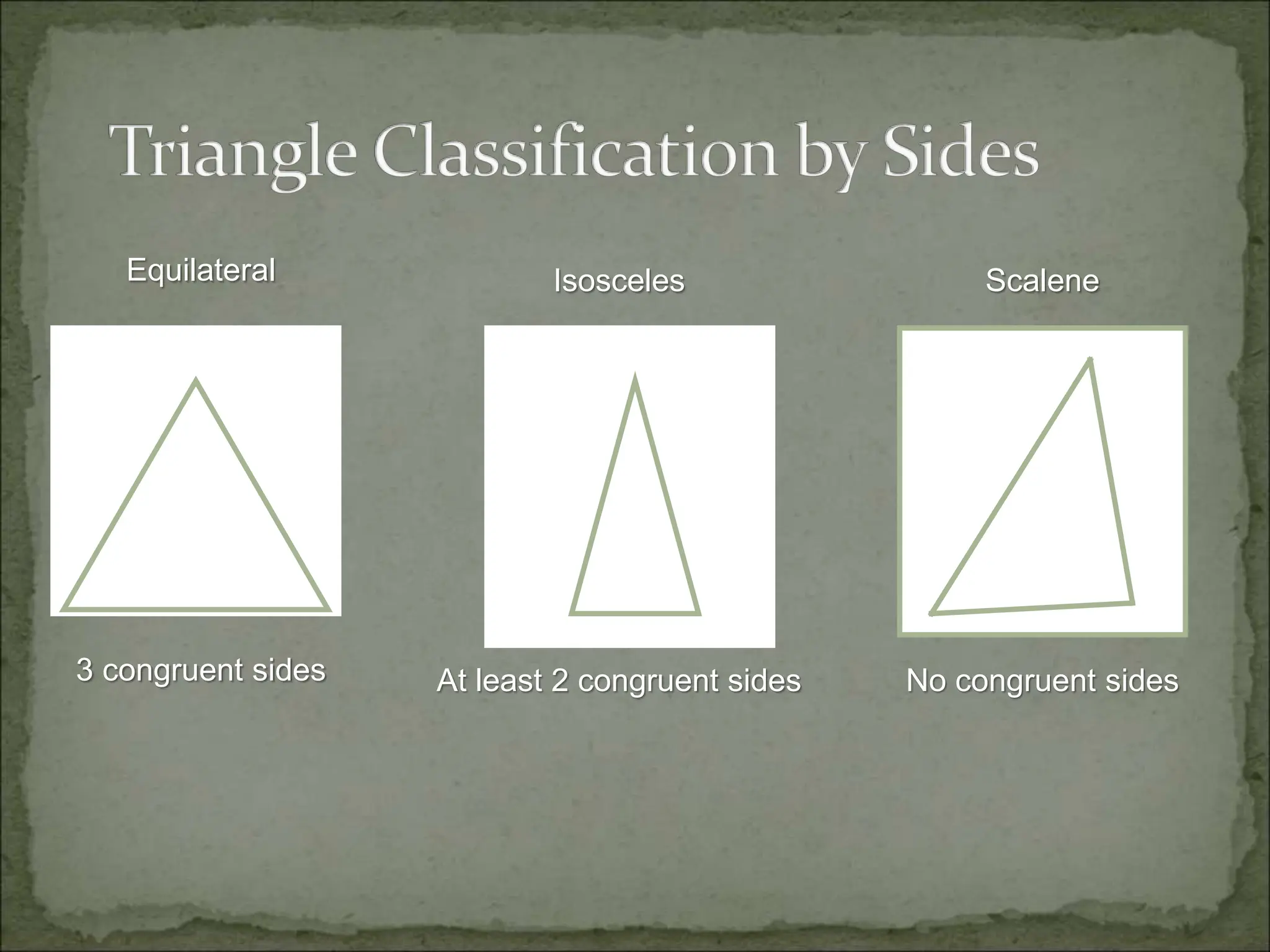 TRIANGLE CONGRUENCE, SSS, ASA, SAS and AAS | PPT