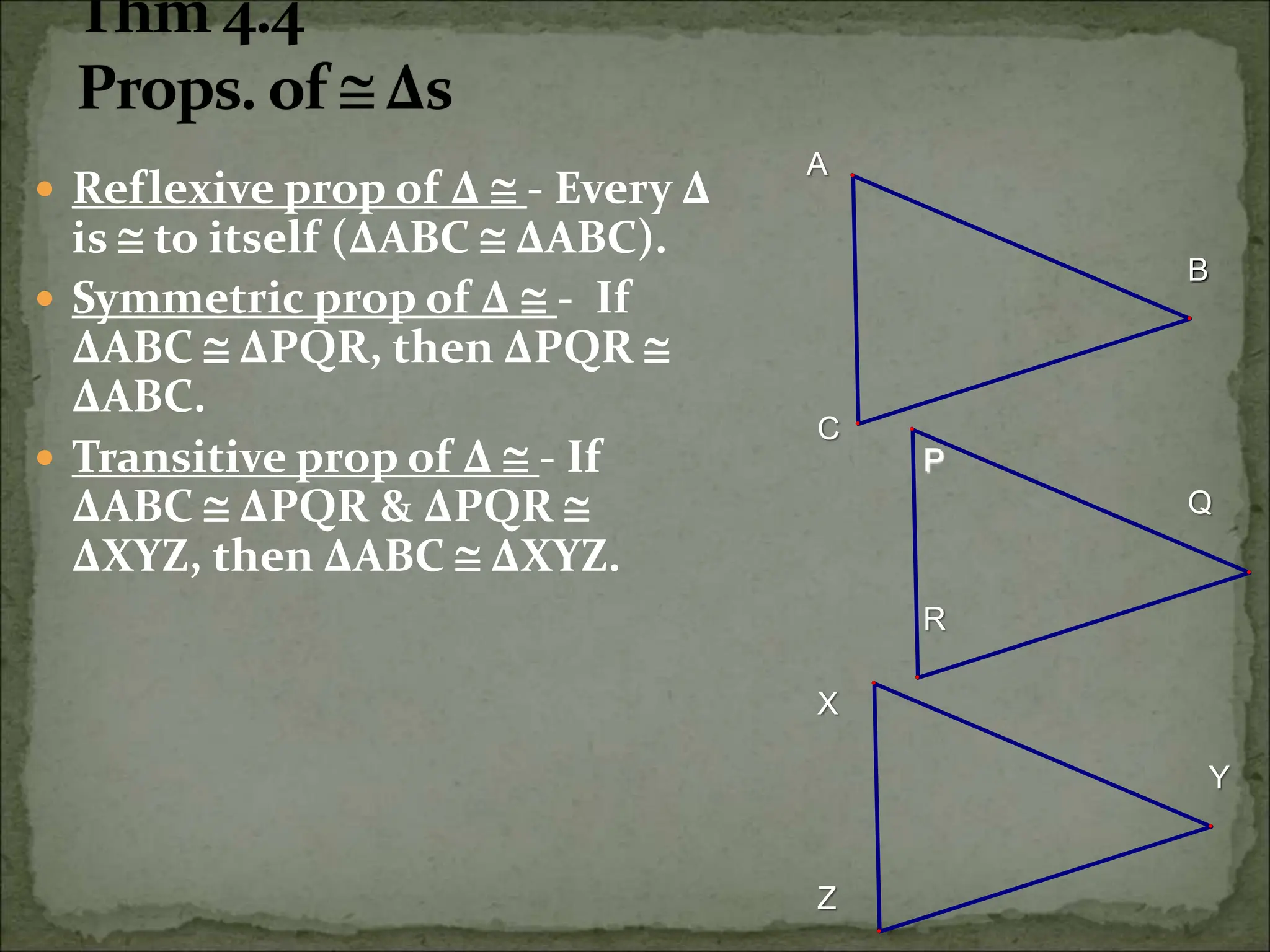 TRIANGLE CONGRUENCE, SSS, ASA, SAS and AAS | PPT
