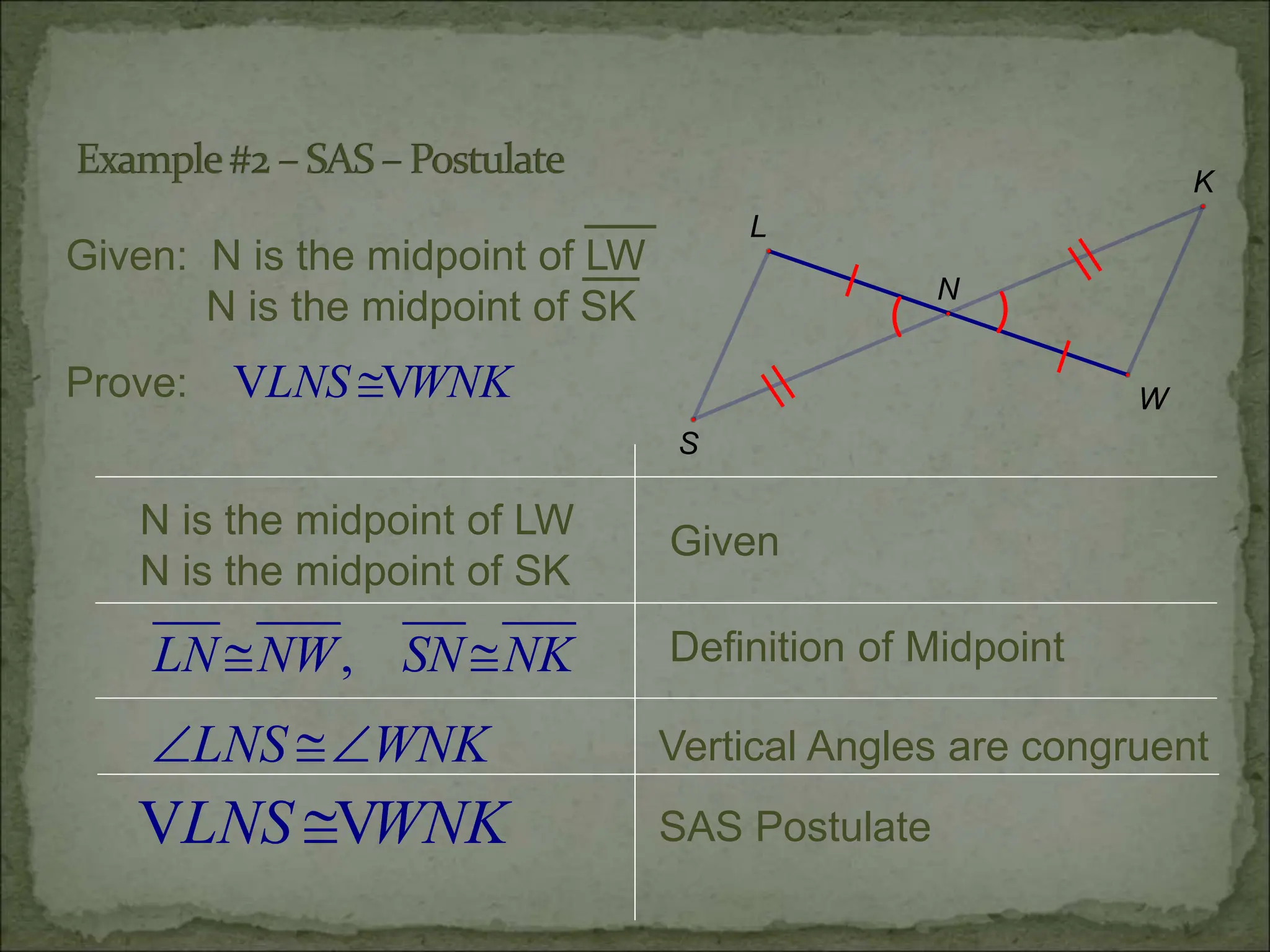 TRIANGLE CONGRUENCE, SSS, ASA, SAS and AAS | PPT