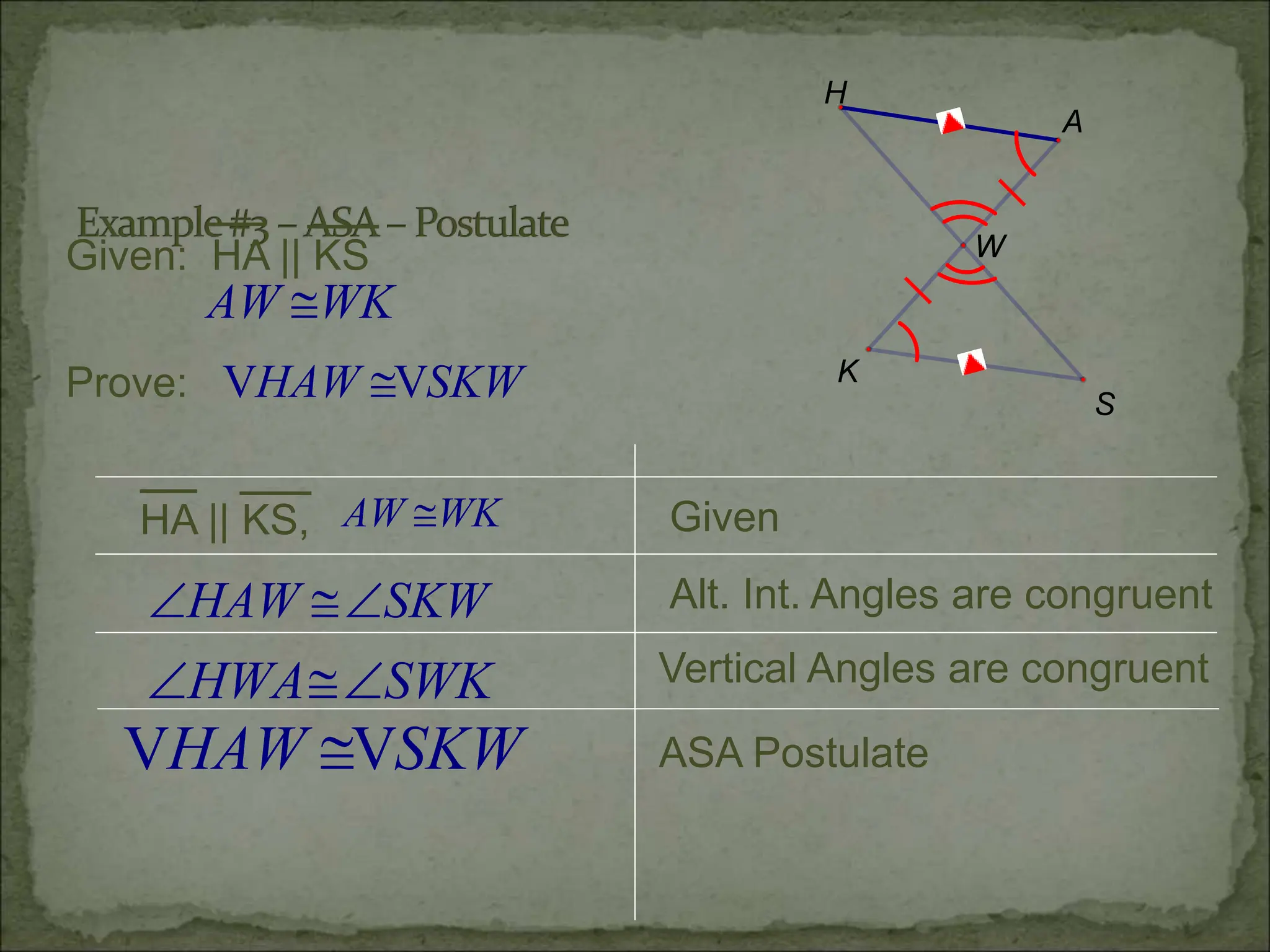 TRIANGLE CONGRUENCE, SSS, ASA, SAS and AAS | PPT