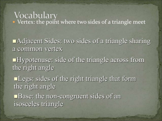 TRIANGLE CONGRUENCE, SSS, ASA, SAS and AAS | PPT