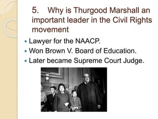 Reviewcivil rightstest2 | PPT