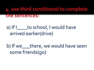 Review conditional sentences | PPT