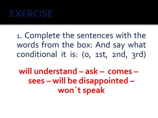 Review conditional sentences | PPT
