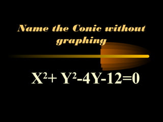 Review conics | PPT