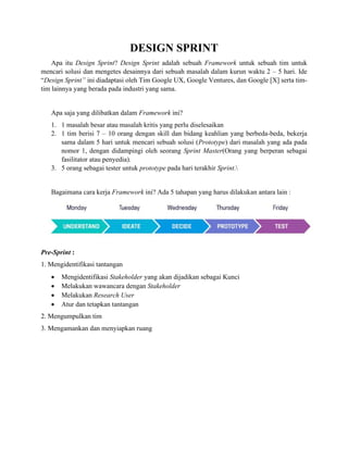 Review Design Sprint | PDF