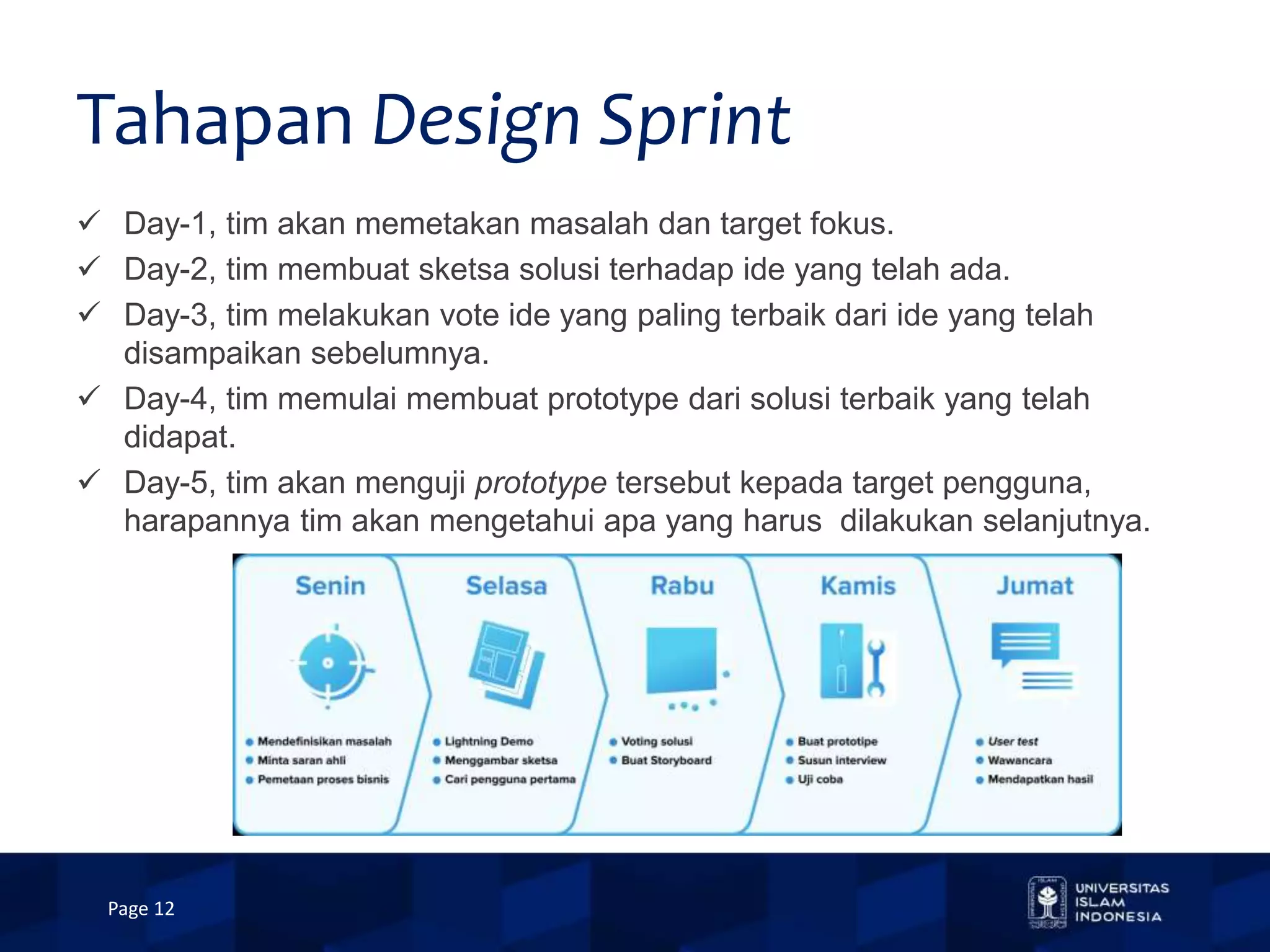 Design Sprint by Fahreza | PPTX