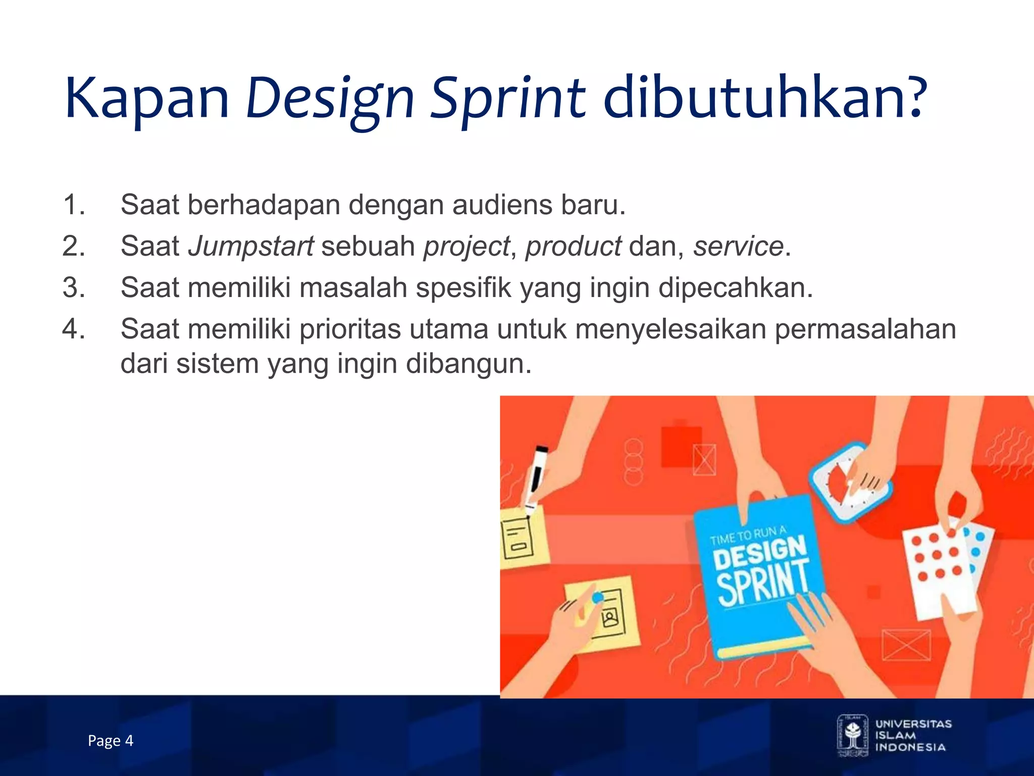 Design Sprint by Fahreza | PPTX