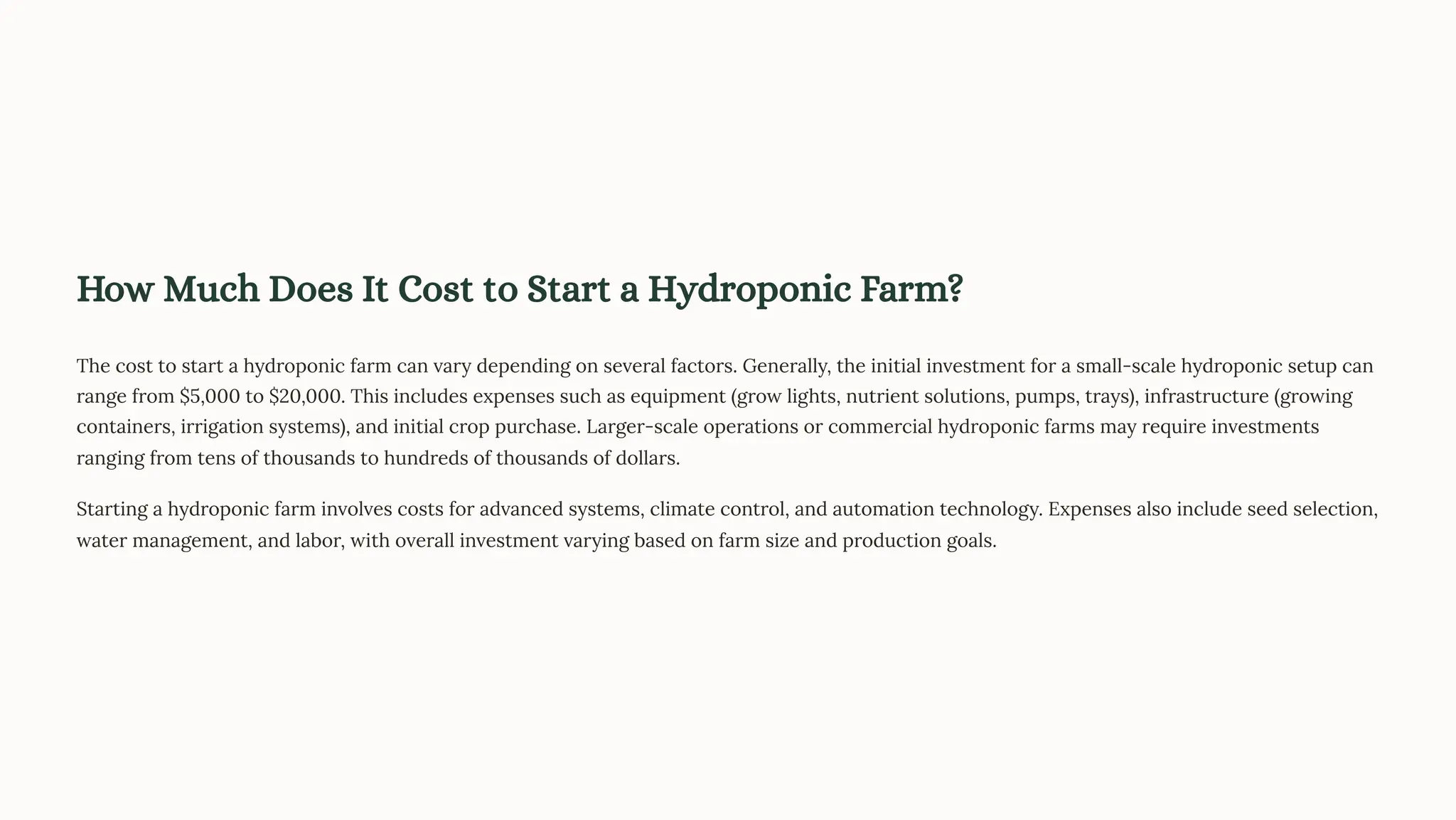 The Complete Guide to Hydroponic Farming: All the Information You Need ...
