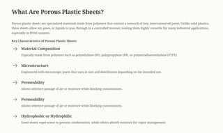 How Porous Plastic Sheets Deliver Double-Digit Cooling Gains in HVAC ...