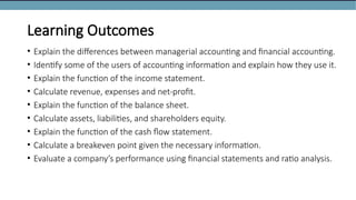 managerial accounting and financial accounting | PPTX