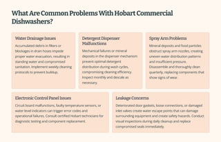 Here’s How to Troubleshoot and Fix a Hobart Commercial Dishwasher. | PDF