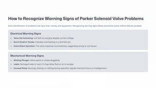 Step-by-Step Guide to Identifying and Troubleshooting Parker Solenoid ...