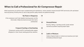 Easy Step-by-Step Guide to Fixing Common HVAC Compressor Problems | PDF