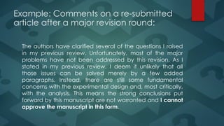 Role of Reviewers in International Journals | PPTX