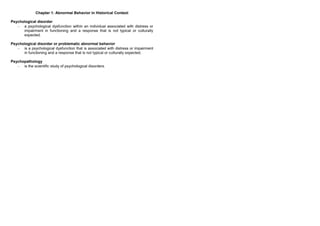Reviewer for Abnormal Psychology234.docx