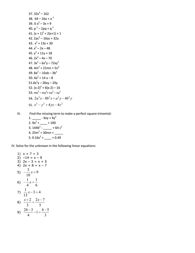 Reviewer in math i | PDF