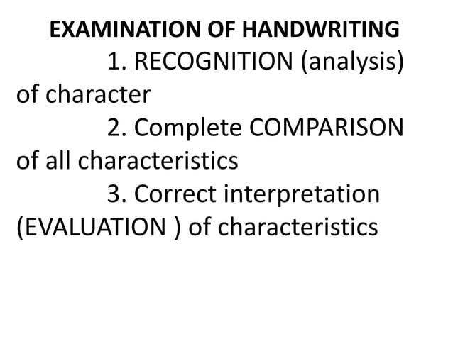REVIEWER IN QUESTIONED DOCUMENT EXAMINATION.pptx | Drawing and Sketching | Arts and Crafts