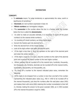 ALS A&E REVIEWER IN MATHEMATICS | PDF