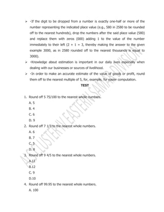 ALS A&E REVIEWER IN MATHEMATICS | PDF