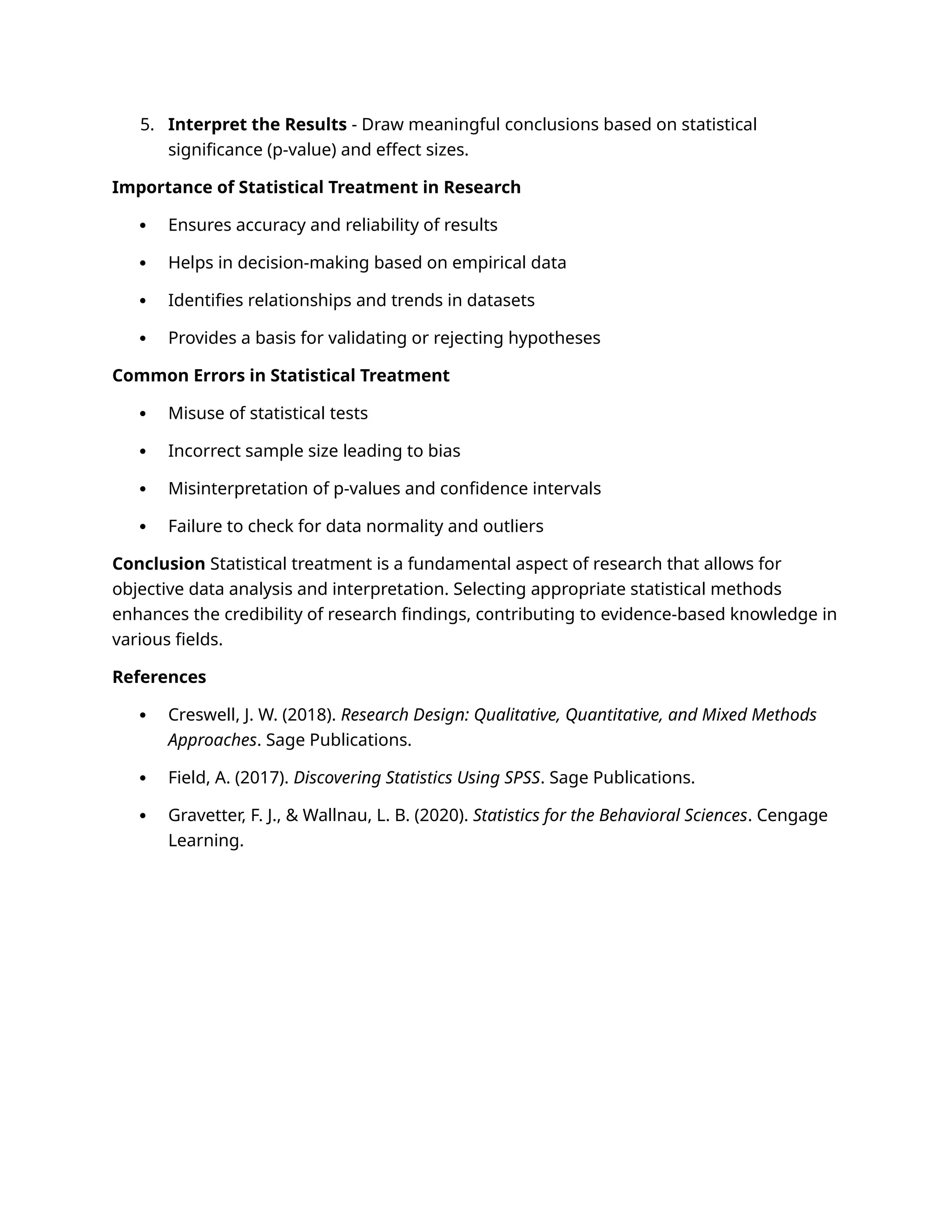 Reviewer fJHS Statistical Treatment.docx