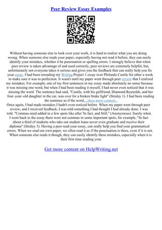 Review Essay Example | PDF | Educational Assessment | Education