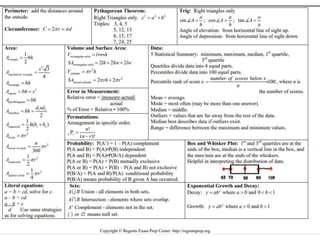 Review formulas | PPTX