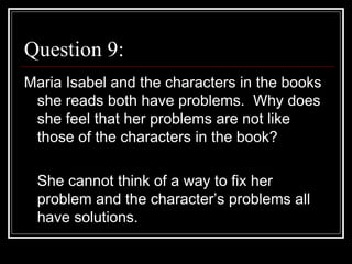 Review for my name is maria isabel | PPT