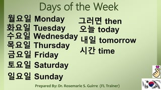 Korean Guide | PPTX