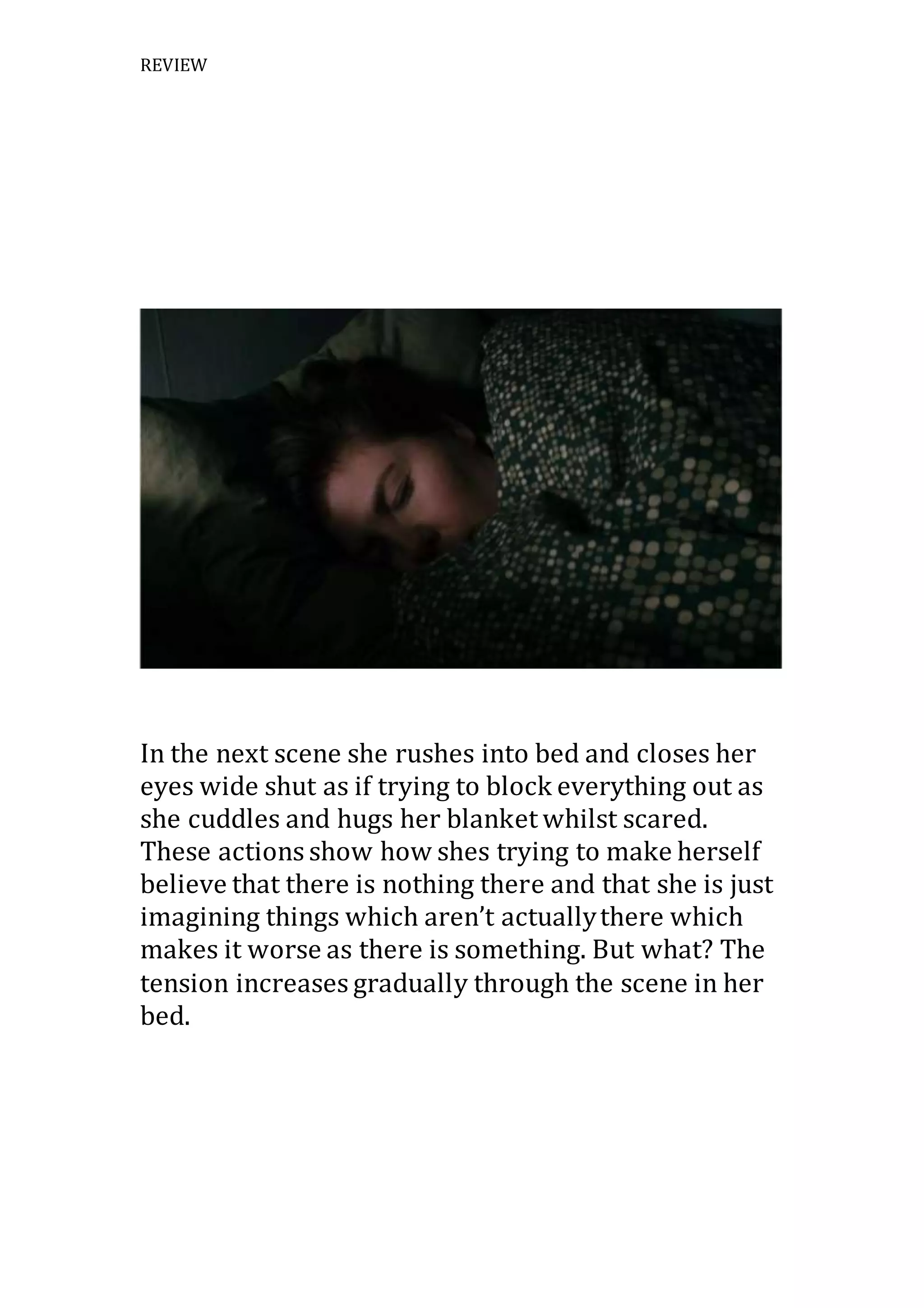 Review for short horror film | DOCX