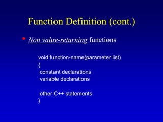 Review functions | PPT