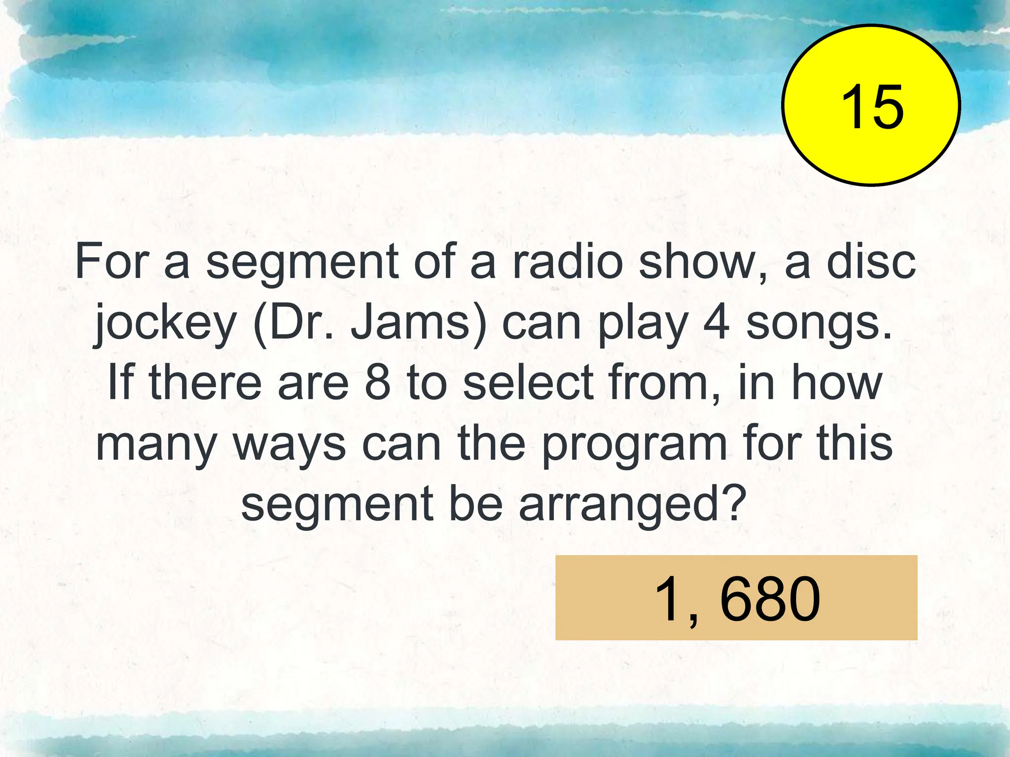 Permutation and Combination Game (Mathematics) | PPTX