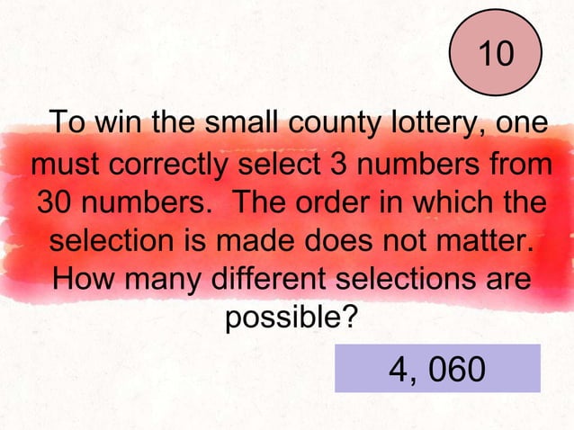 Permutation and Combination Game (Mathematics) | PPTX | Standardized ...
