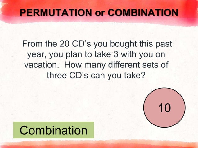 Permutation and Combination Game (Mathematics) | PPTX | Standardized ...