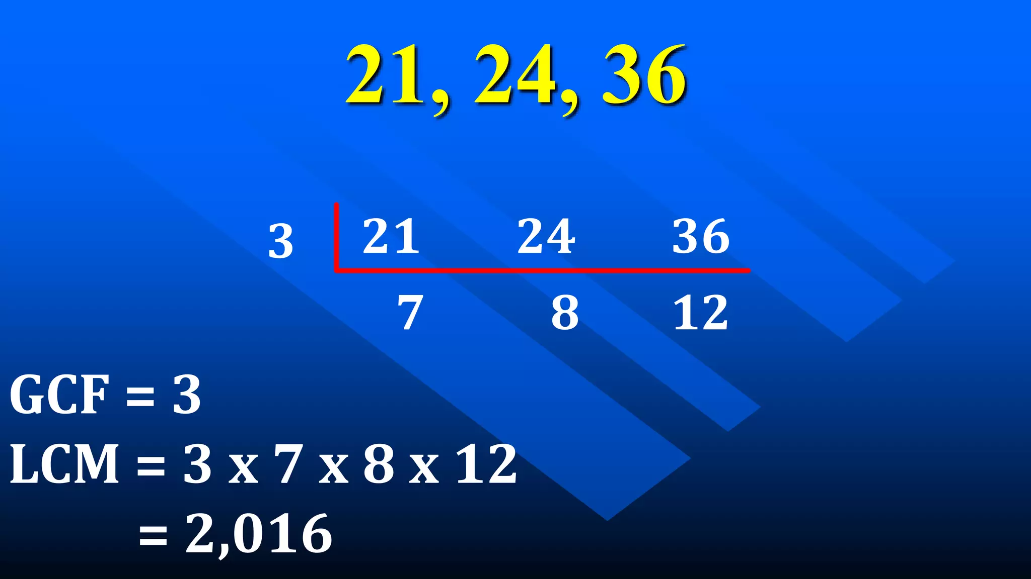 Review GCF and LCM | PPTX