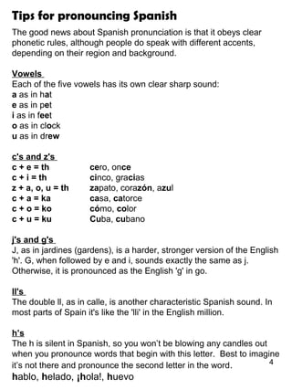 Review guide spanish | PPT