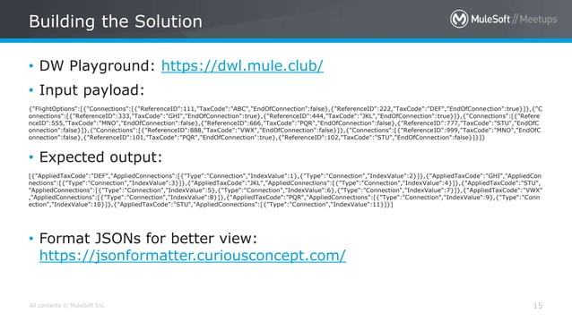 Reviewing a Complex DataWeave Transformation Use-case | PPT