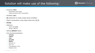 Reviewing a Complex DataWeave Transformation Use-case | PPT