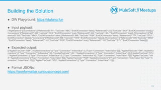 Reviewing a complex dataweave transformation use case v3 | PPT