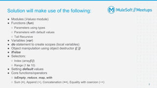 Reviewing a complex dataweave transformation use case v3 | PPT
