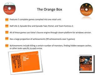 Reviewing A Game - The Orange Box | PPT