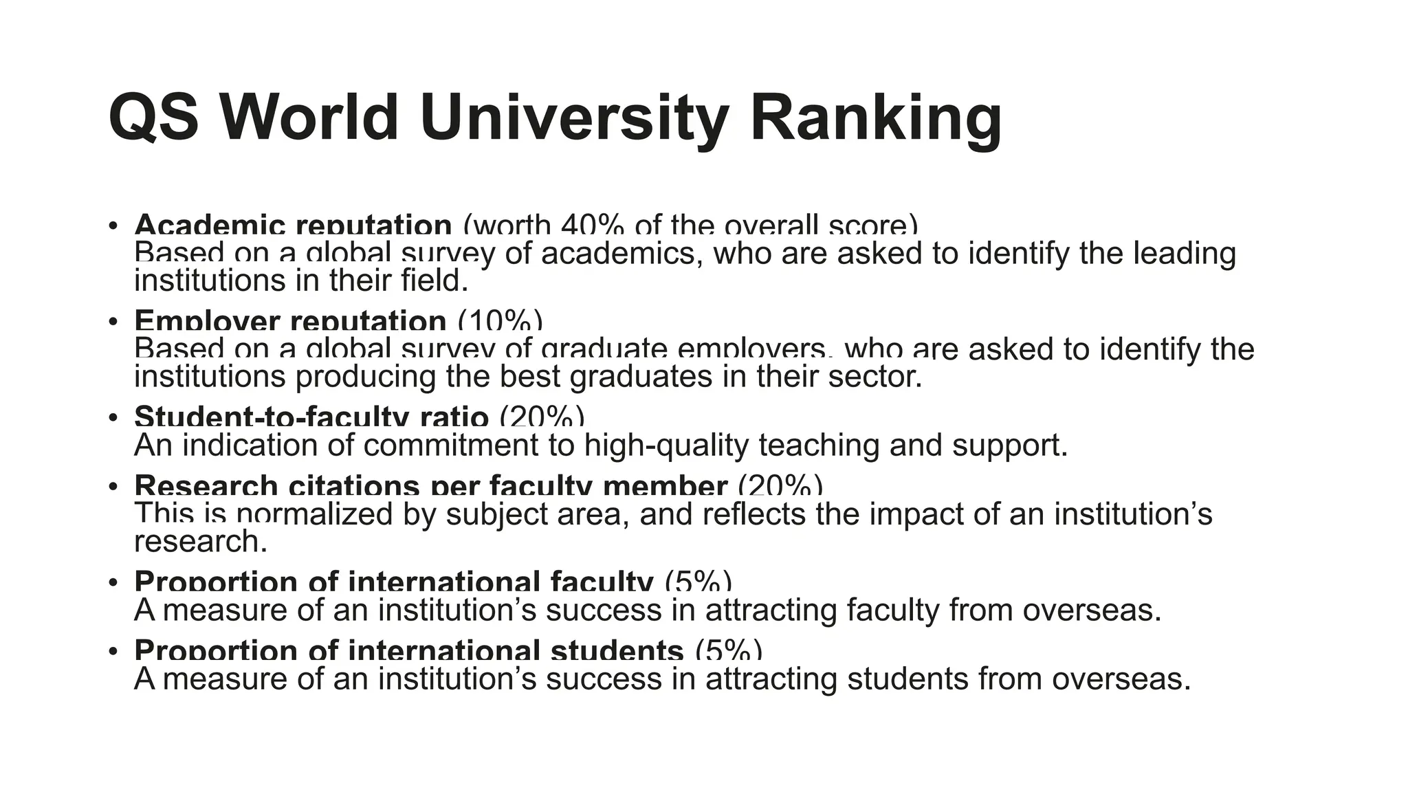 Reviewing and summarization of university ranking system to.pptx